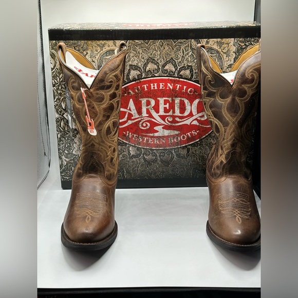 Laredo | Shoes | Laredo Maddie 1 Round Toe Womens Western Boot Size 85 ...